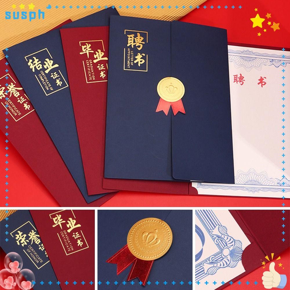 SUSPH Award Certificate Holder, Paper Envelope Gilding Process Diploma ...
