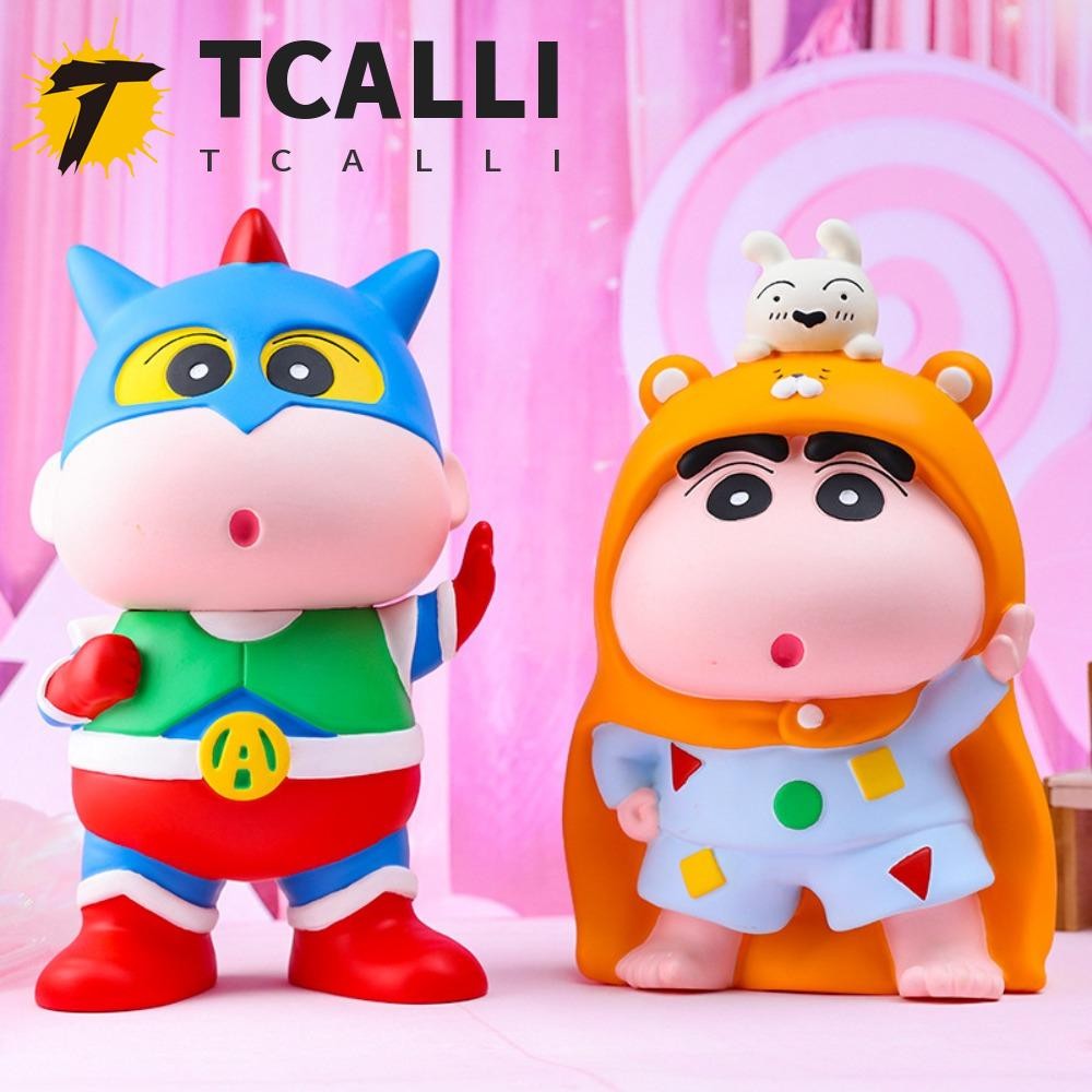 TCALLI Crayon Shin-Chan Piggy Bank, Savings Tank Superman Crayon Shin ...