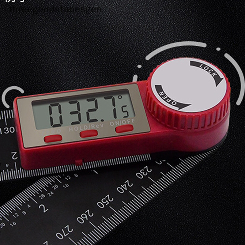 TGS Digital Protractor Digital Angle Ruler Metric Goniometer 360 Degree ...