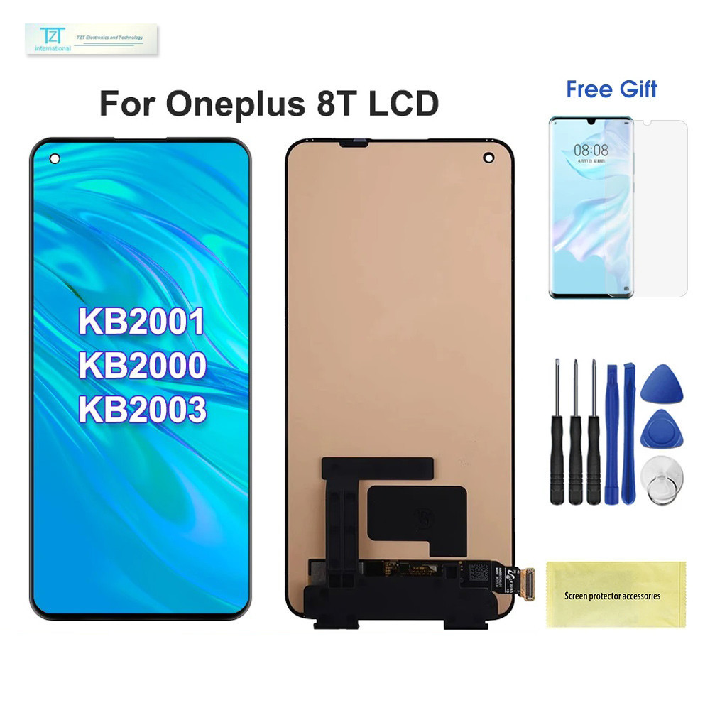 suiable for OnePlus 8T 1+8T KB2001 KB2000 KB2003 KB2005 LCD Display ...