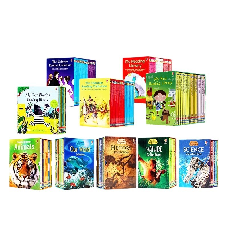 Usborne my 1234 library My First Reading Library English original ...