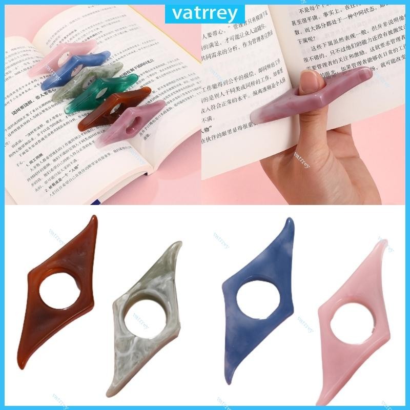 VA 2x Set Reading Thumb Holder Resin Bookmarks Book Page Holder Thumb ...