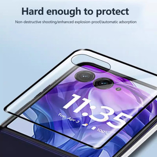 Full Cover Toughened Tempered Glass Film For Motorola Razr 50 Ultra ...