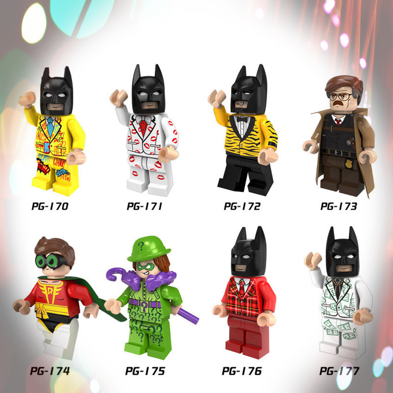 Movie Mini Character Superhero Batman Robin Riddler Assembly Mini ...