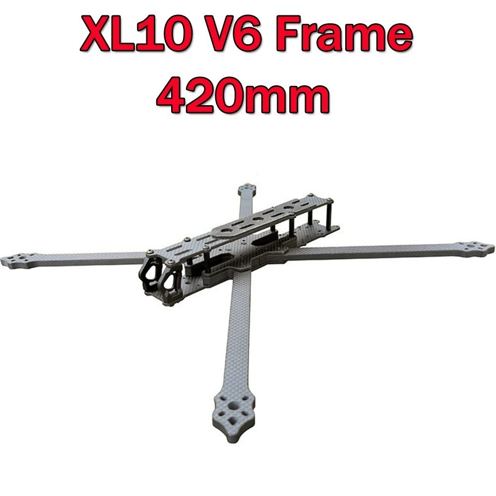 XL10 V6 420mm 10inch Wheelbase Super Long Range HD True-X Carbon Frame ...