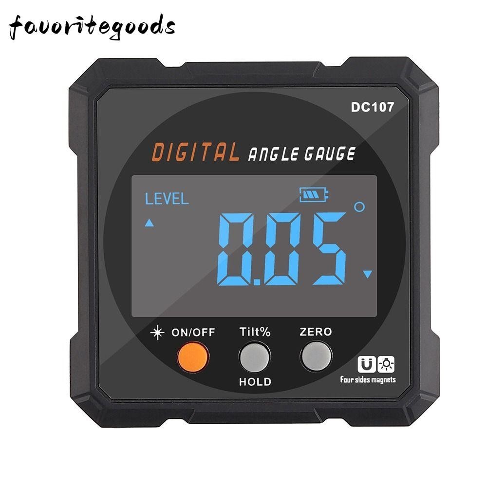 FAVORITEGOODS Laser Digital Protractor, USB with Magnetic Base ...