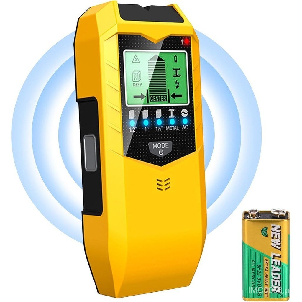 Stud Detector Wall Scanner - Upgraded 5 in 1 Electronic Stud Detector ...