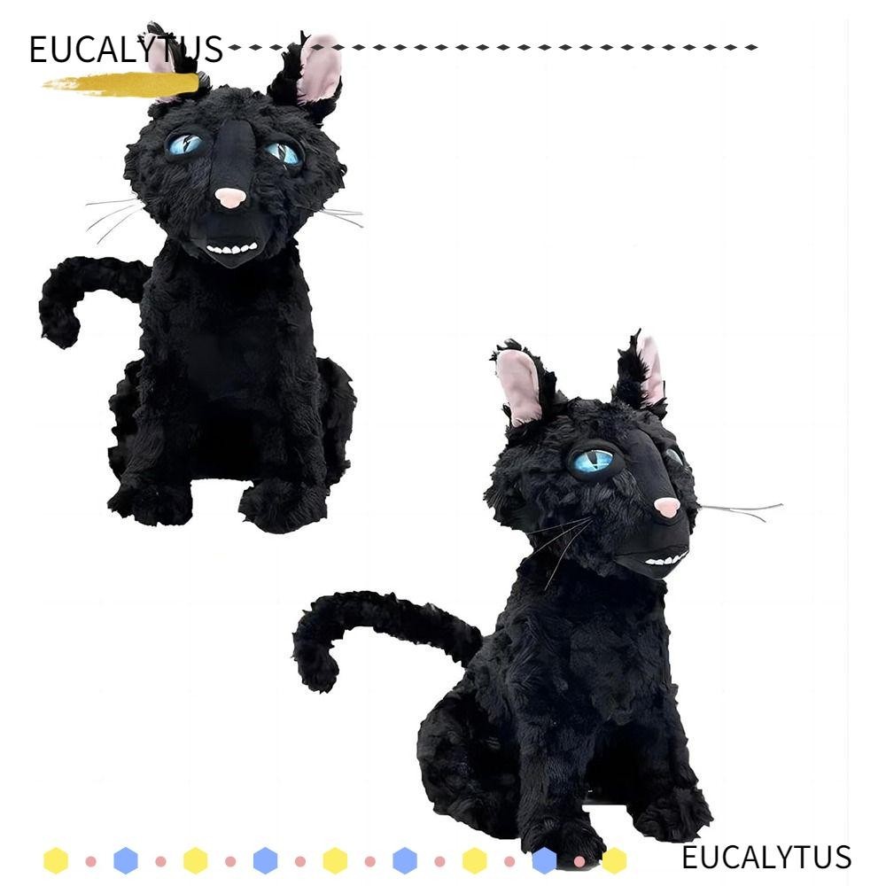 EUTUS Coraline Cat Plush Toy, Coraline Cat Plush The Black Cat, Black ...