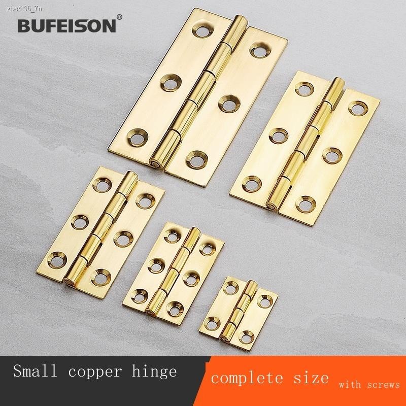 Pure copper hinge 1 inch 2 inch 3 inch small hinge brass hinge all ...