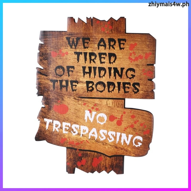 Halloween Props Sign Decor Signs Themed Custom Outdoor Street Guide ...