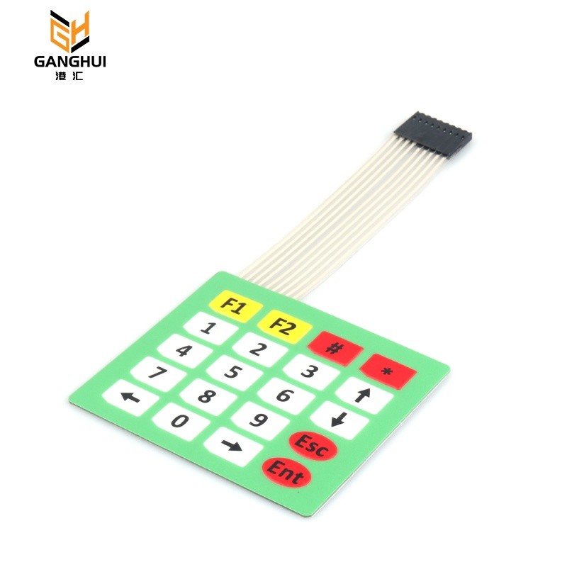 1/3/4/5/3*4/4*4/4*5 key matrix membrane key switch control panel microcontroller expansion ...