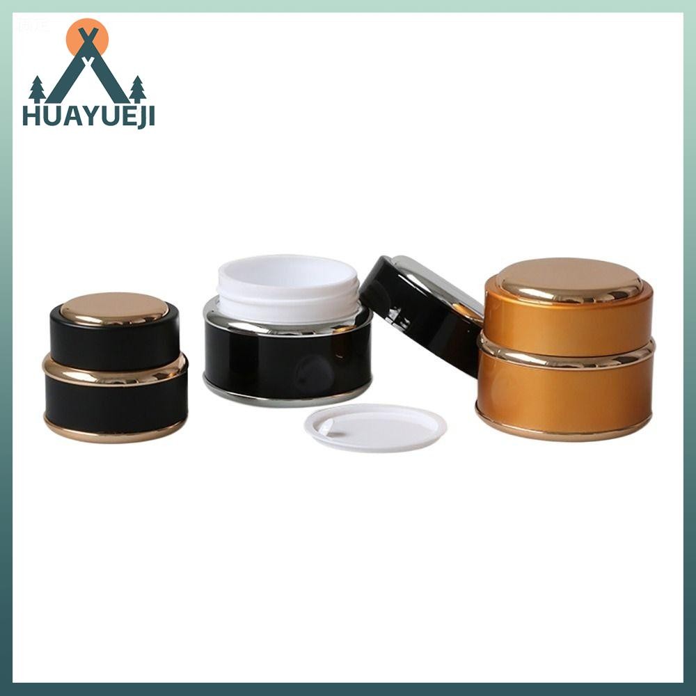HUAYUEJI Face Cream Pot, Empty Refillable Cream Pot, Portable Compact ...