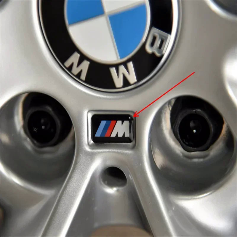 For All BMW E46 E39 E38 E90 E60 E36 F30 F20 X1 X3 X5 M Logo Car Steering Wheel Hub Caps Center ...