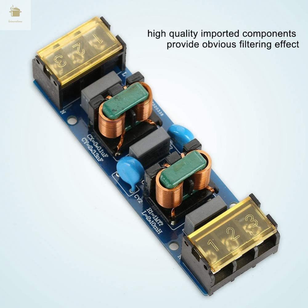1PC EMI High Frequency Power Low Pass Filter Board (25A EMI Two-Stage ...