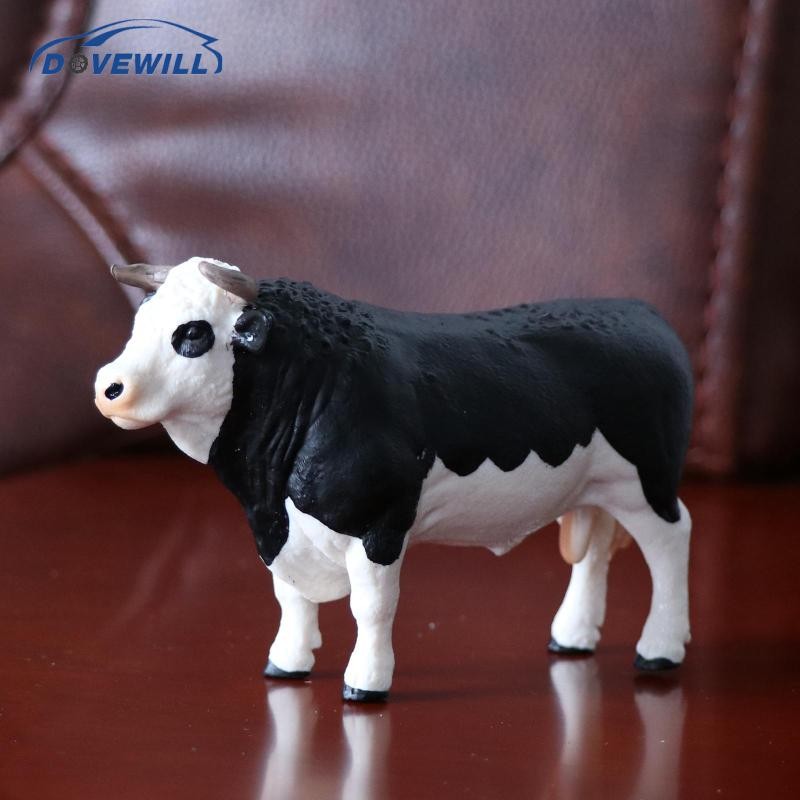 [Dovewill] Realistic Farm Animal Cow Model Figure Figurine Children ...