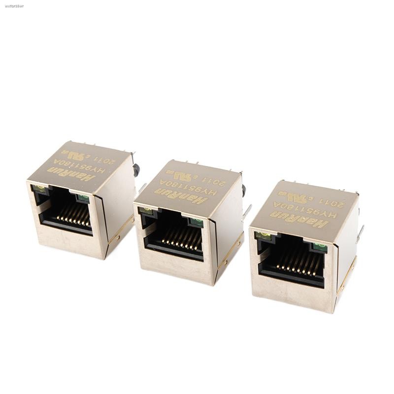 COD☆HY951180A/HR951180A Vertical network interface socket with lamp ...