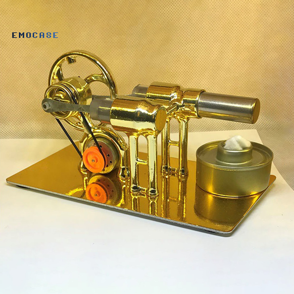 Mini Steam Engine Desktop Steam Engine Realistic Copper Engine Model ...