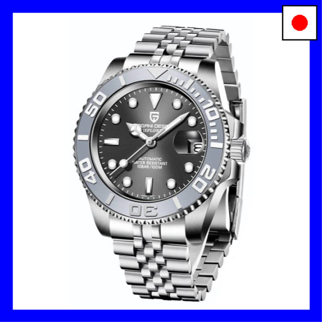 PAGANI DESIGN Men's Watch Made in Japan SEIKO Movement NH35 Yacht Master Divers Automatic ...