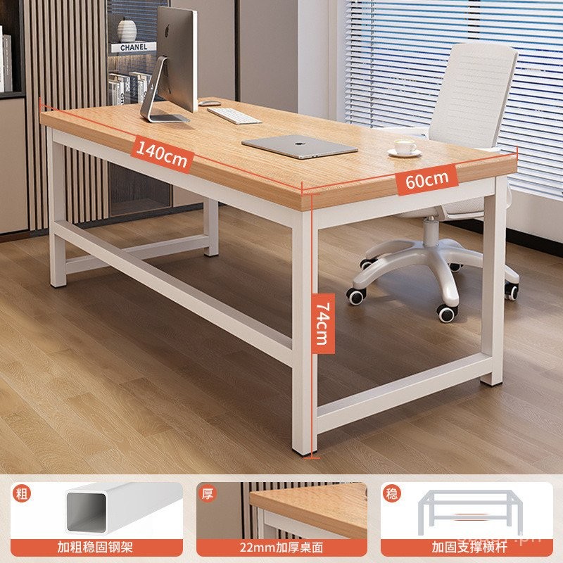 Large Long Table Workbench Office Office Desk and Chair Combination ...