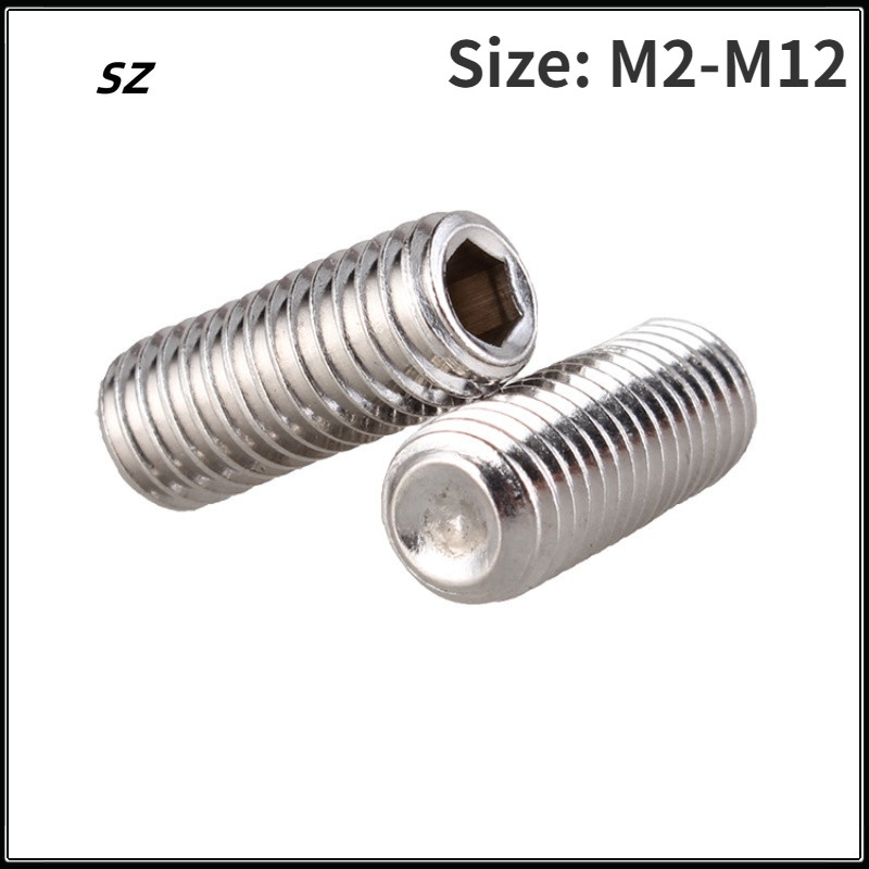 SUS304 concave end screw fixing screw M10/M12/M14/M16 hexagonal head ...