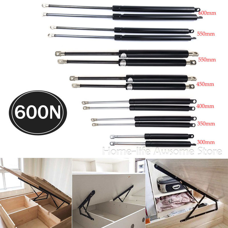2pcs 300 600mm 600n Car Struts Bonnet Hood Rear Trunk Tailgate Boot