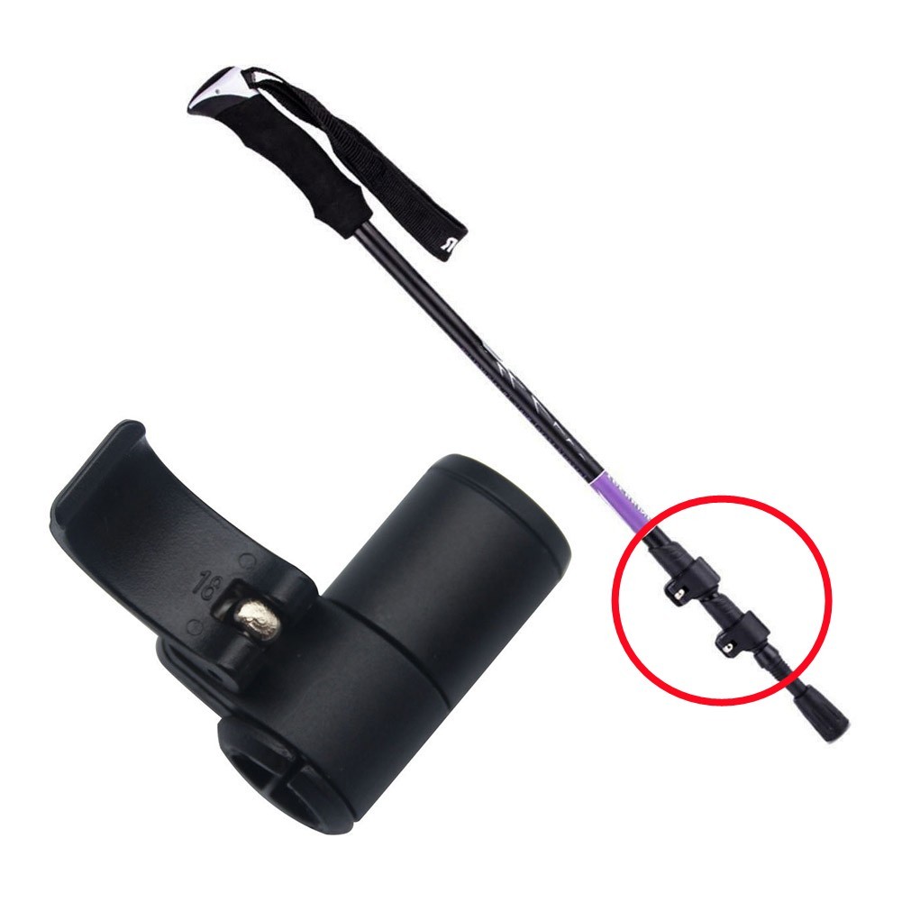 Outdoor Sport Walking Stick Lock Trekking Pole Plastic Trekking Pole ...