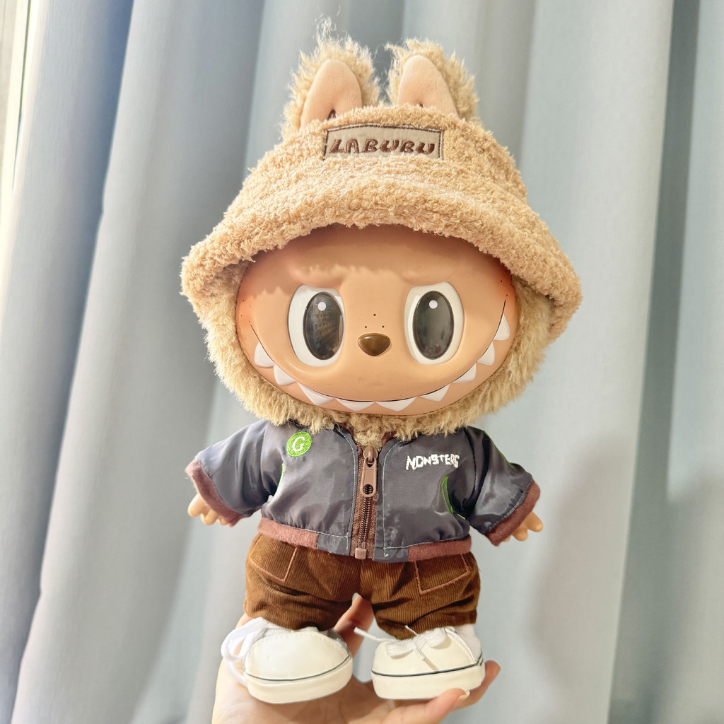 LABUBU POP MART Zimomo 38cmPlush Doll Clothes Pants Suit | Shopee ...