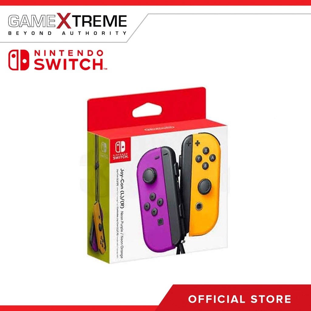 Nintendo Switch Joycon Controller L/R Purple/ Orange | Shopee Philippines