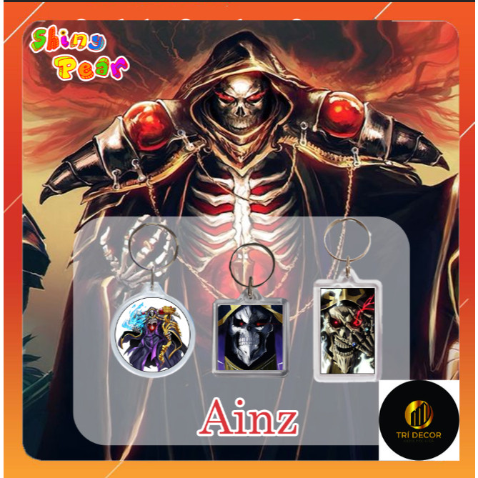 [Overlord] - Keychain | Ainz / Ainz Ooal Gown anime Overlord key chain ...