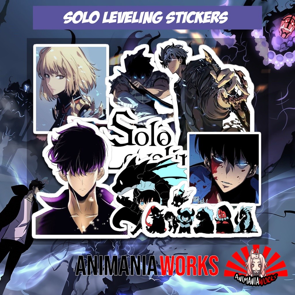 Anime Stickers / Solo Leveling Sticker Collection / Coated Vinyl ...