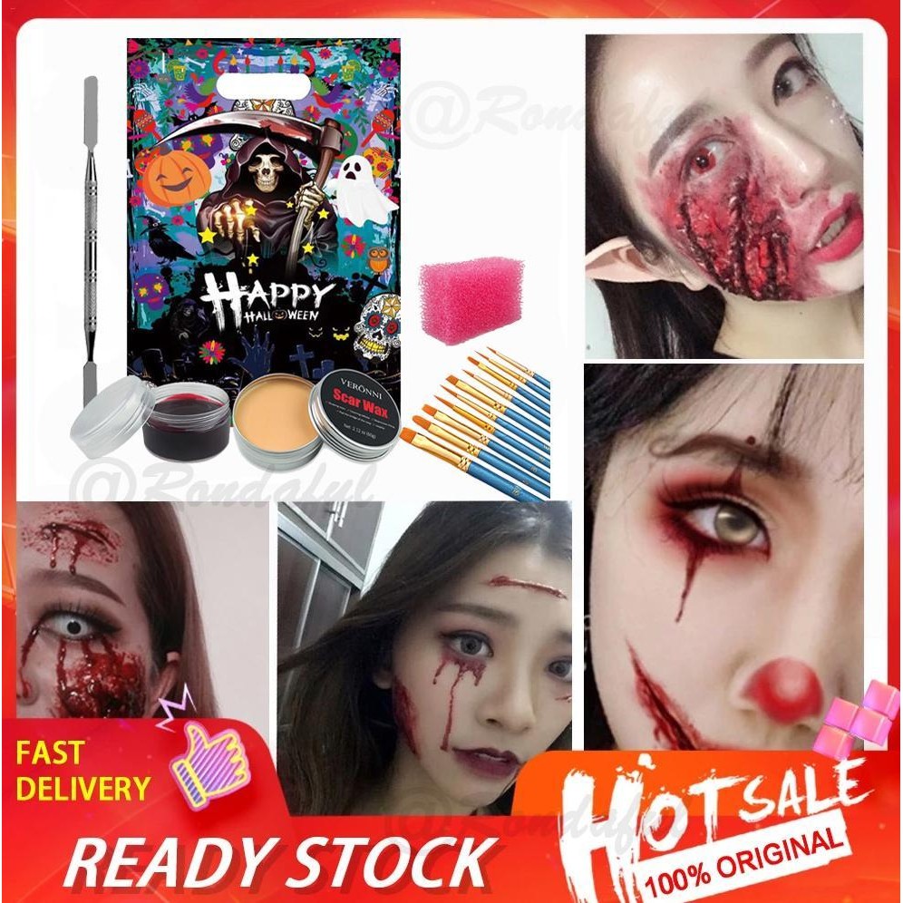 Scar Wax SFX Makeup Professional Makeup Kit for Halloween Complete SFX ...