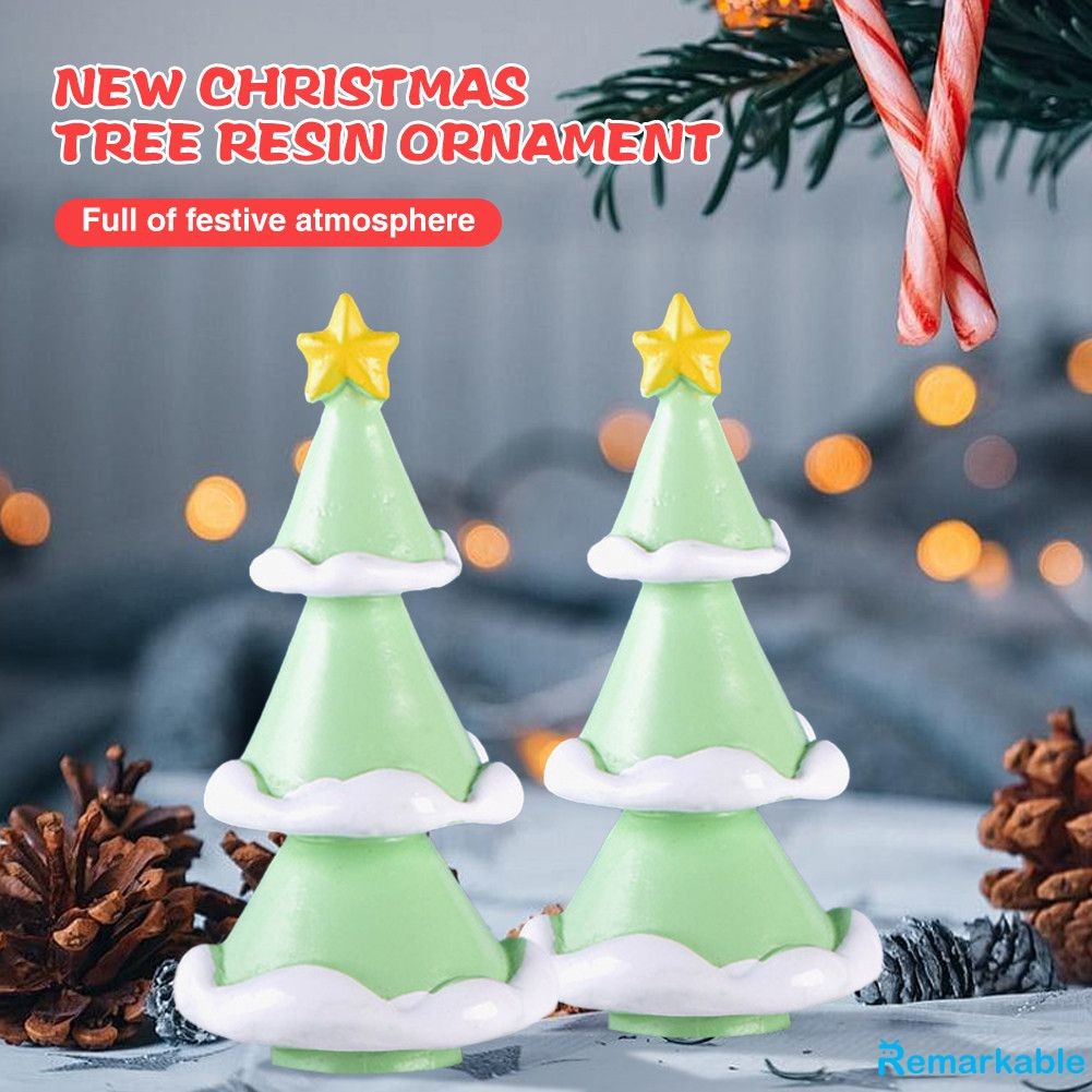 Micro Landscape Resin Ornaments Christmas New Style Small Leaf ...