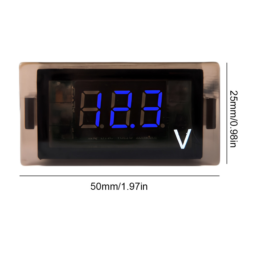 DC 12-24V Digital Voltage Meter Waterproof Car Motorcycle Volt Gauge ...