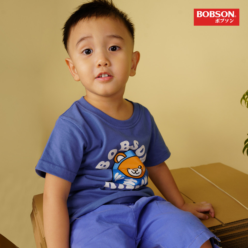 Bobson Japanese Children's Wear Basic Tees Regular Fit 159666-U (Light Blue) | Shopee Philippines