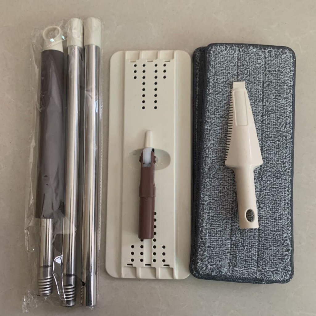 Scratch Mop Rod Replacement Cloth Head Household Flat Mop Floor Mop ...