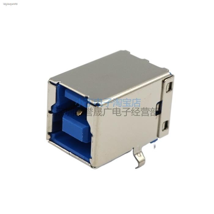 USBB type 3.0 female socket interface B female 90 degree bent foot plug ...