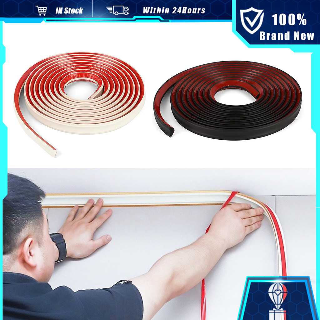 5M Ceiling Moldings Corner PVC Moulding For Wall Self Adhesive Wall ...