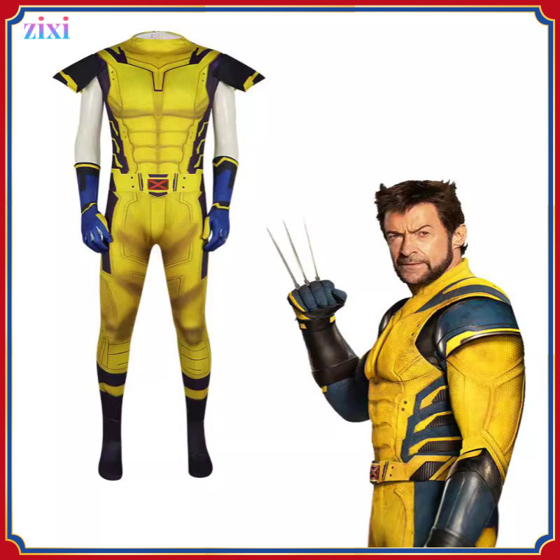 Marvel Universe Deadpool and the Wolverine Cos Costume Superhero ...