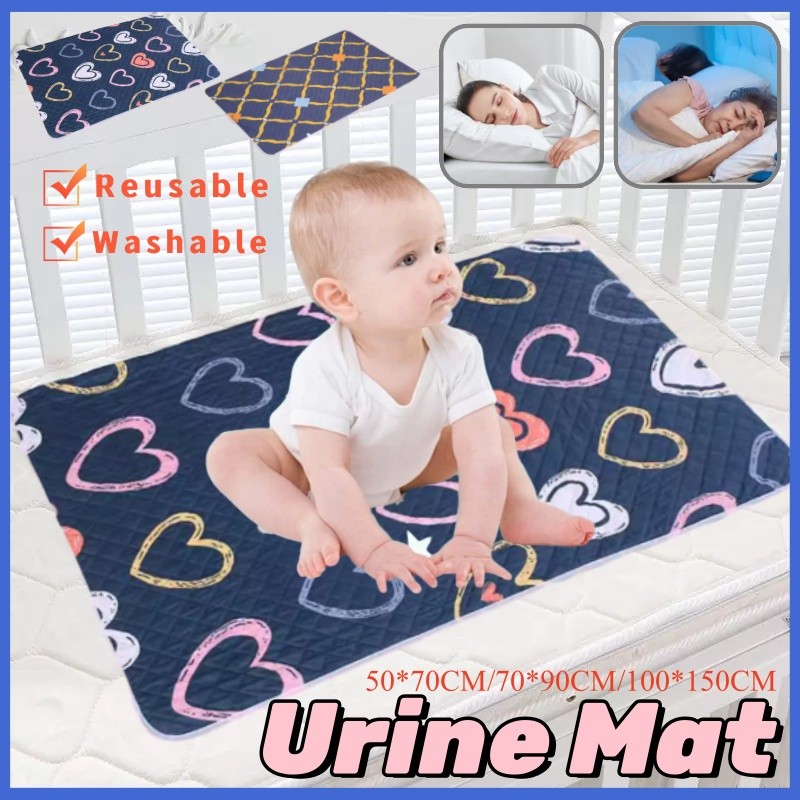 Baby Urinary Mat Waterproof Washable Pure Cotton Waterproof Breathable ...