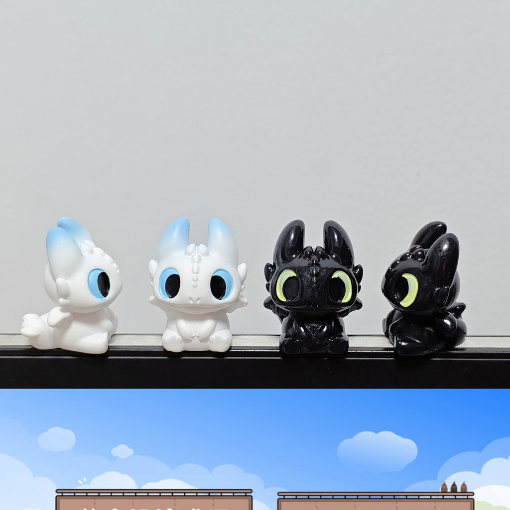 How To Train Your Dragon Couple Toothless Action Figure Toy Desktop ...
