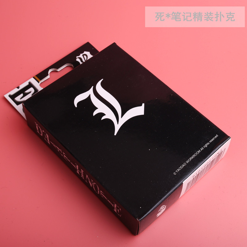 Anime Death Note L.Lawliet Poker Cards Yagamilight Ryuk Playing Cards ...