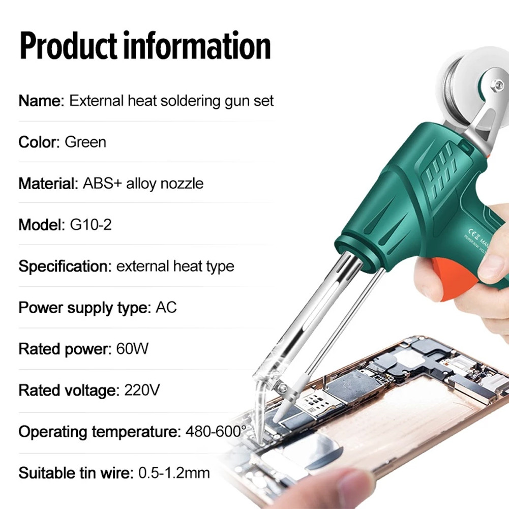 60W 220V Soldering Solder Iron Kit 5 in1 Welding Automatic Feed ...