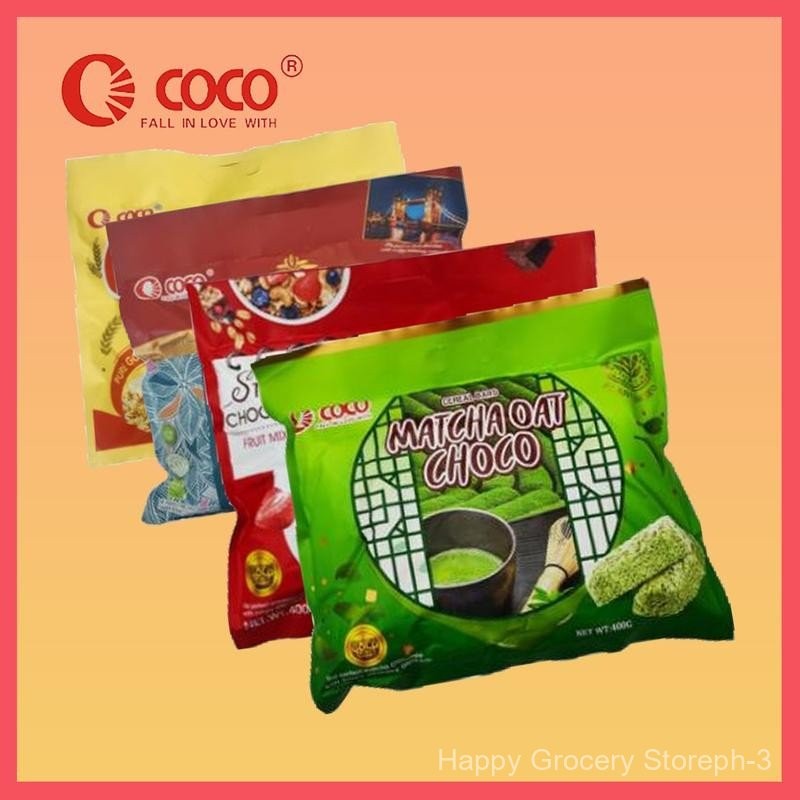 COCO Chocolate Oat Choco - Oatmeal & Chocolate Blend-400g Pack-Four ...