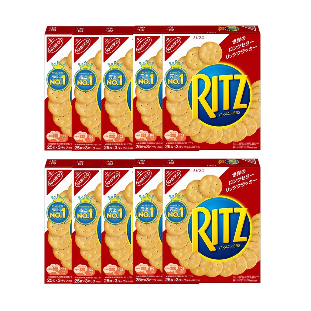 Mondelez Japan RITZ Nabisco Crackers L 247g x 10 packs | Shopee Philippines