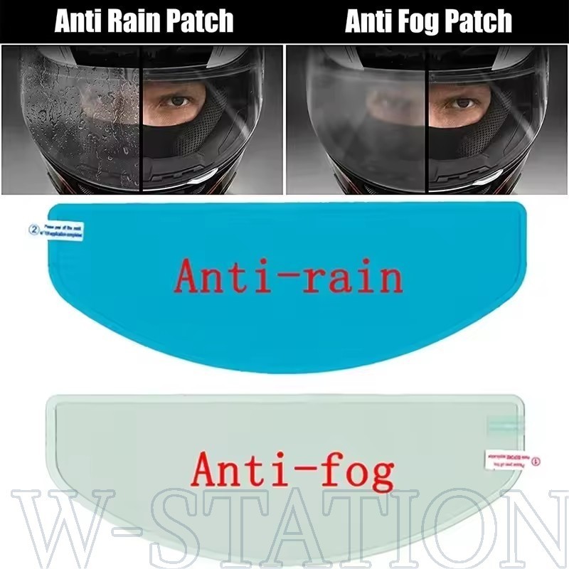 Motorcycle Helmet Rainproof/Anti-fog Film - Moto Helmet Accessories ...