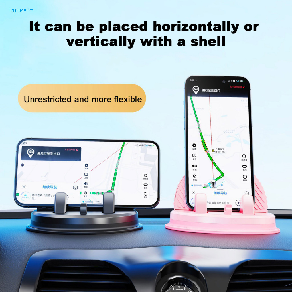 Mobile Phone Stand 360° Rotating Car Phone Holder Universal Mount Stand ...
