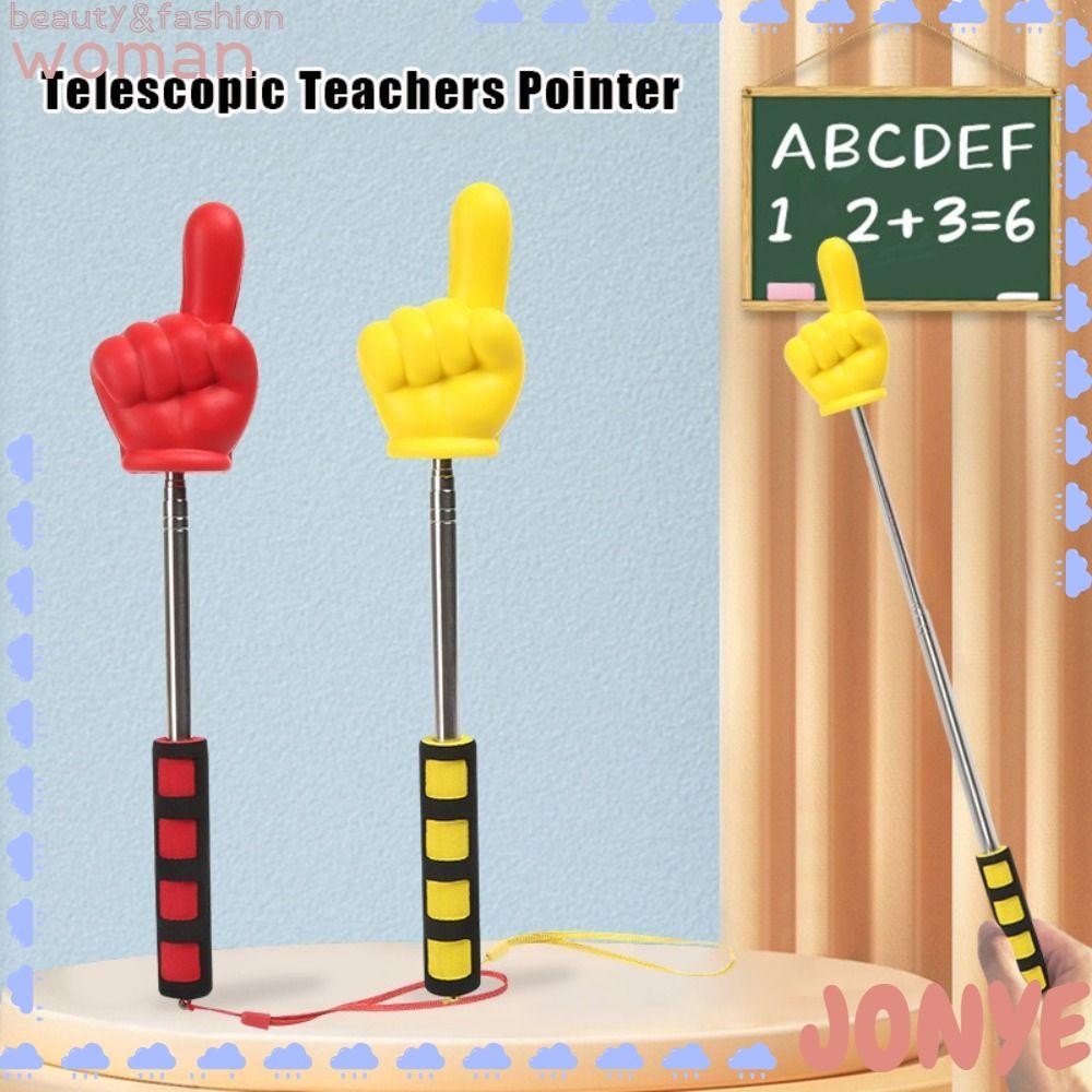 JONY Teaching Stick, Telescopic Rod Finger Design Finger Reading Sticks ...