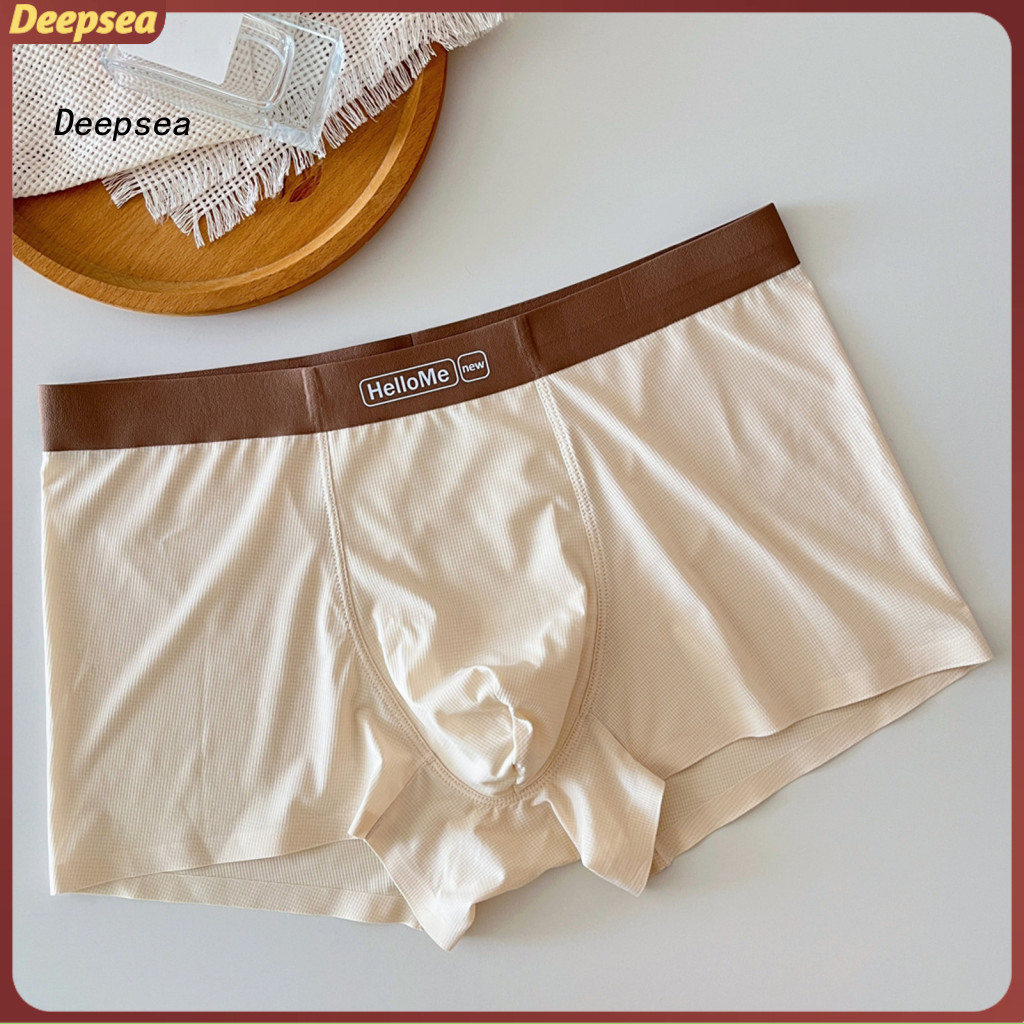 DPA* Men Boxer Briefs Comfortable Boxer Underwear Men's Letter Print ...