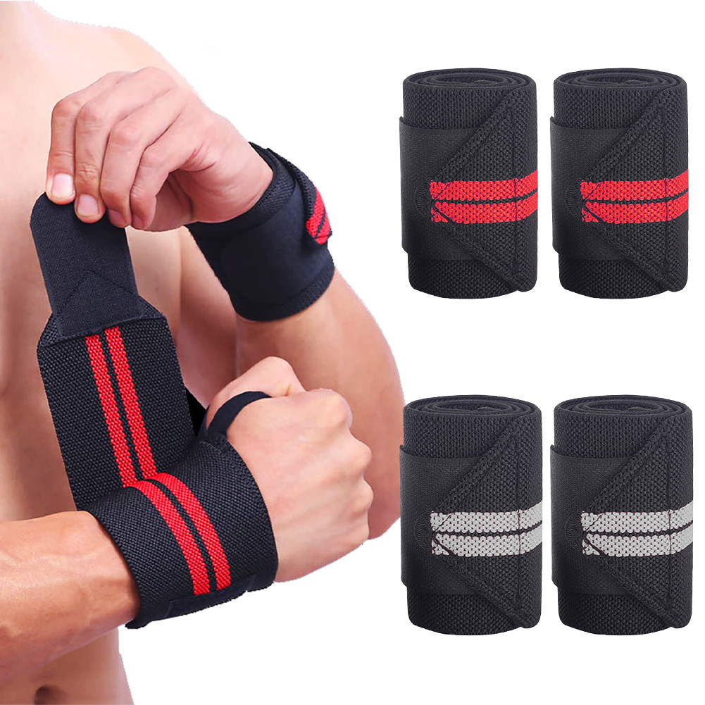 Daily Gym Weightlifting Wrist Bracer Elastic Support Hand Protection ...