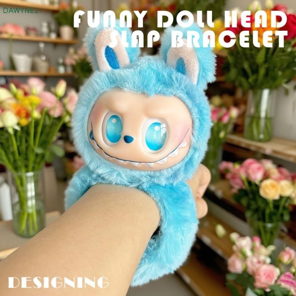 DWAYNE1 Labubu Plush Wrist Toy, Wristband Slap Bracelet Labubu Slap ...